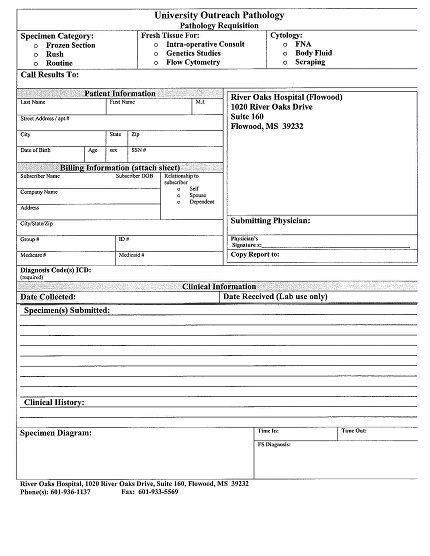 Cytopathology Laboratory - University of Mississippi Medical Center